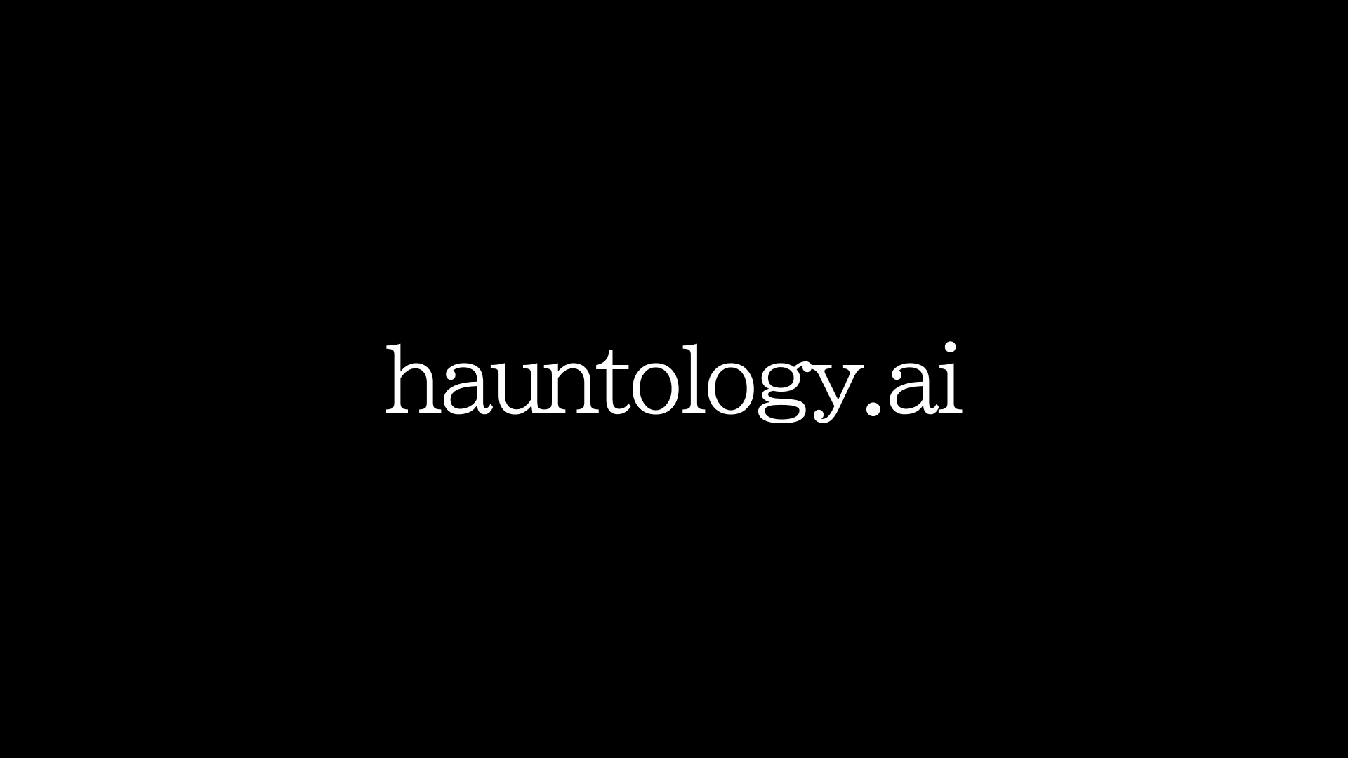 hauntology.ai